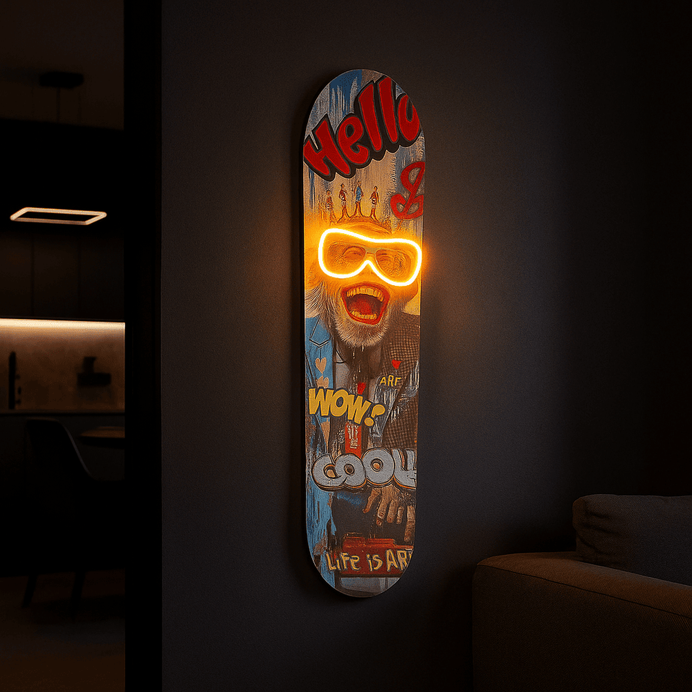Wall Skate LED Art