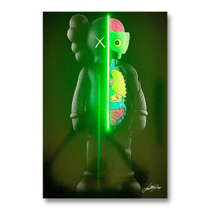 Lighted Painting | KAWS Dissected Pop Art | LEDMansion