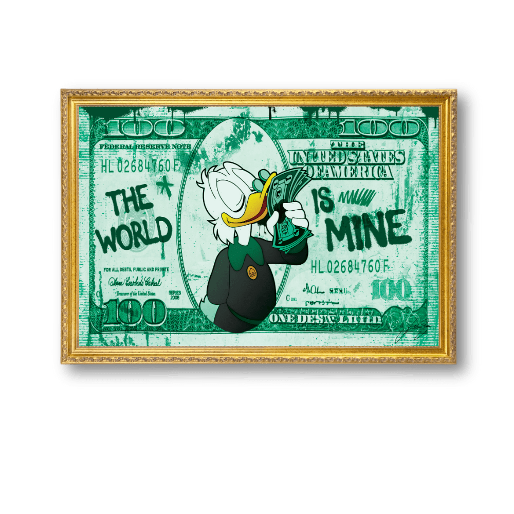 Paperoni Dollar Poster - Fun Art Print | LEDMansion