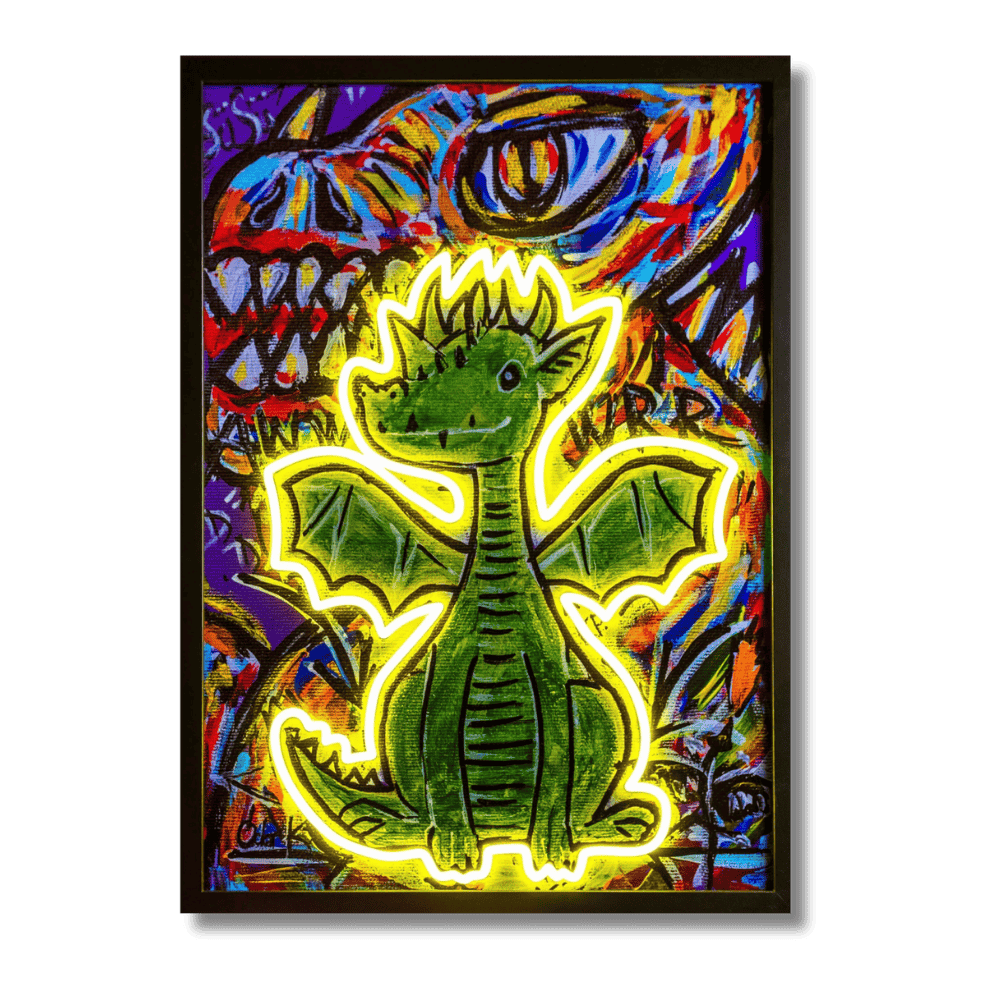 Susu LED Wall Art | Lighted Painting | LEDMansion